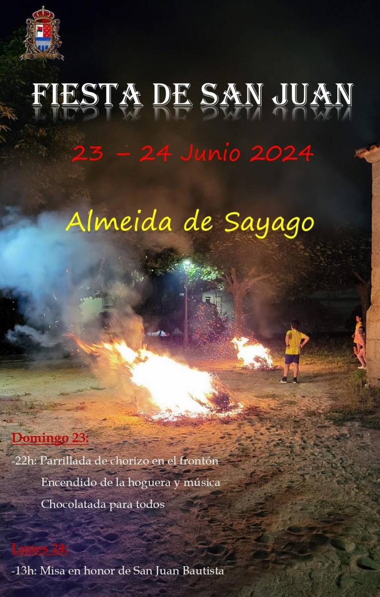 Programa de la celebración de San Juan en Almeida de #Sayago en 2024 ...